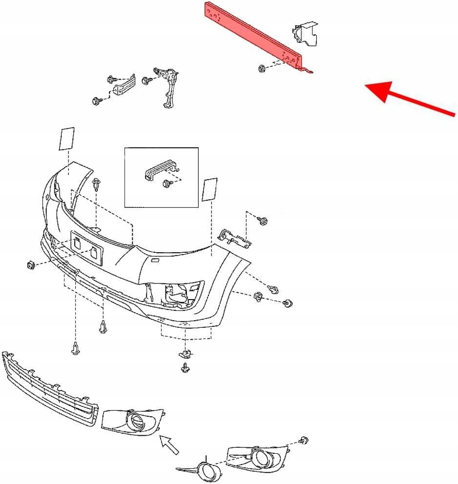 Toyota Hilux Vii 12-15 Belka Wzmocnienie Zderzaka 520210K022 - Opinie i ...