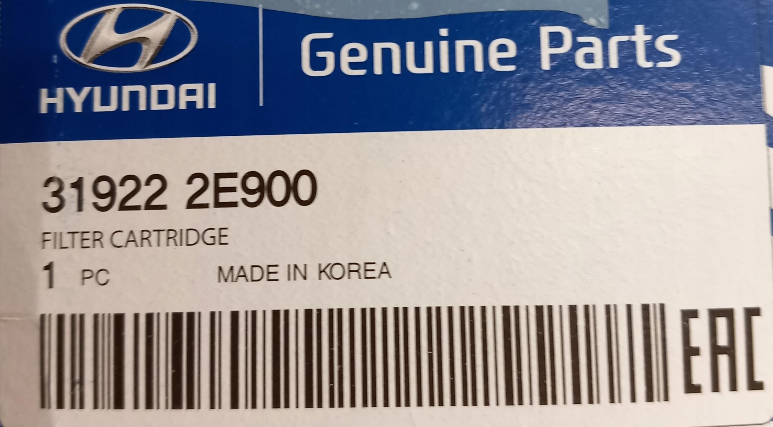 Filtr paliwa HYUNDAI OE WKŁAD FILTRA PALIWA HYUNDAI TUCSON I30 ...