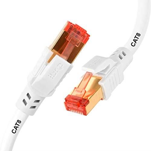 IBRA CAT8 ETHERNET GIGABIT LAN KABEL SIECIOWY (RJ45) SSTP 40 GB/S 2000 ...