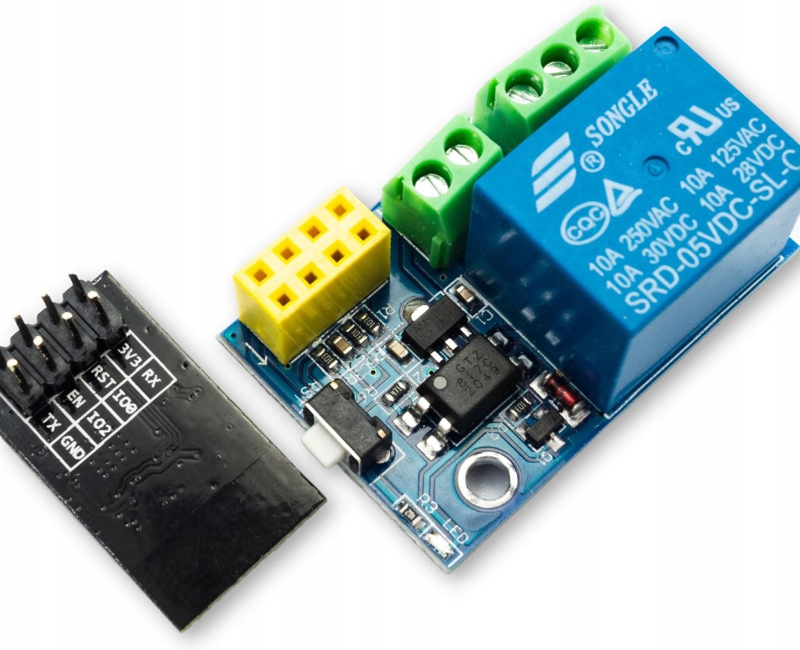 Mikrokontroler MIKROBOT MODUŁ PRZEKAŹNIK Z ESP-01S NOWSZY ESP8266 WIFI - Opinie i ceny na Ceneo.pl