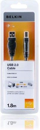 BELKIN KABEL USB 2.0 USBA-USBB W KOLORZE WĘGLOWYM, 1,8 M () - Opinie i ...