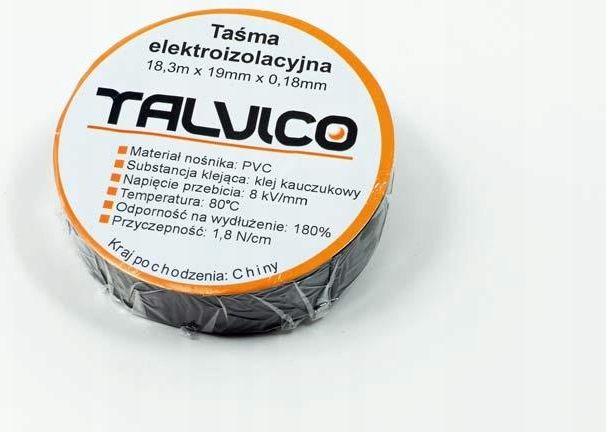 Talvico Talvico Taśma Izolacyjna Czarna 10Rolek Po 18,3Mb 0 509 ...