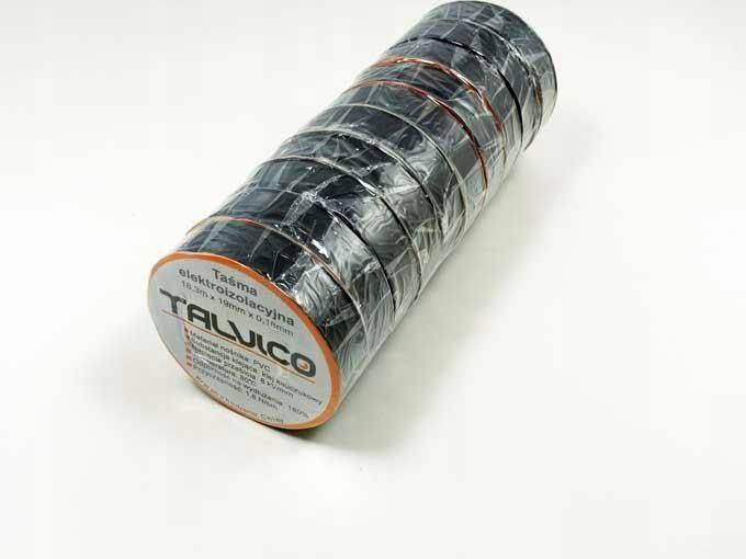 Talvico Talvico Taśma Izolacyjna Czarna 10Rolek Po 18,3Mb 0 509 ...