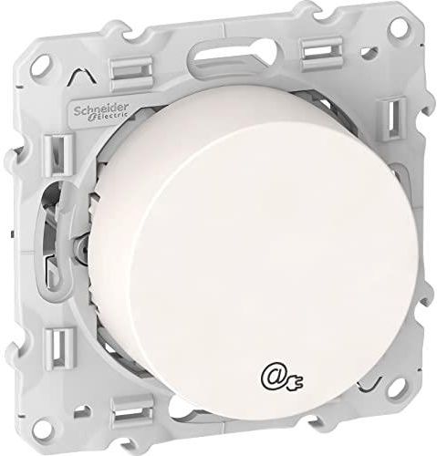 SCHNEIDER ELECTRIC - ODACE - RJ45 CPL - BIAŁY - KOMPATYBILNY STANDARD ...