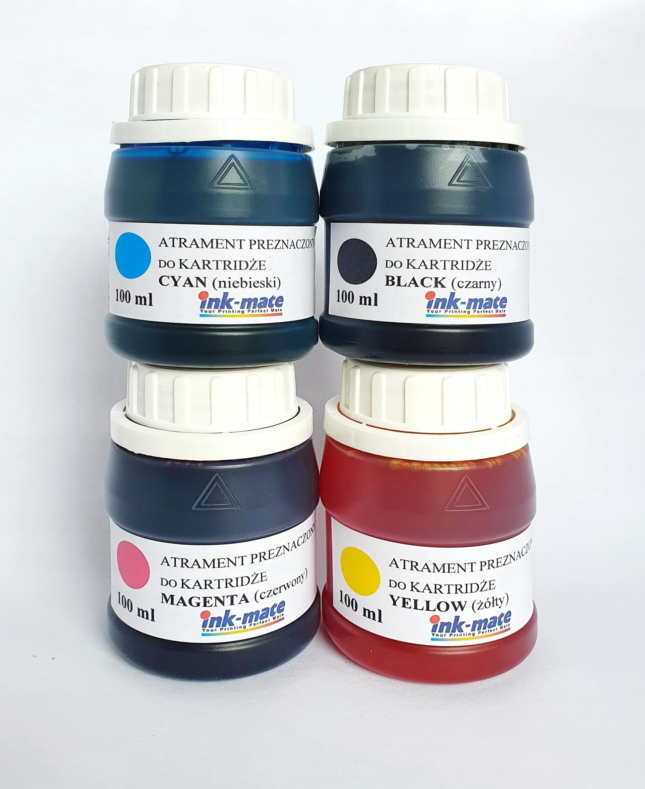 Tusz INK-MATE (TOP) ZESTAW TUSZU DO NAPEŁNIANIA KARTRIDGE CANON 4X100M ...