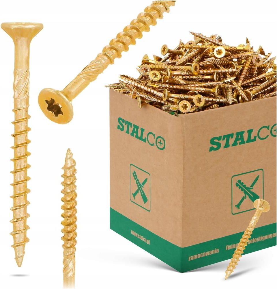 Stalco Wkręty Ciesielskie Drewna Hartowane Tx 4x45 Wht40x45 - Opinie i ...