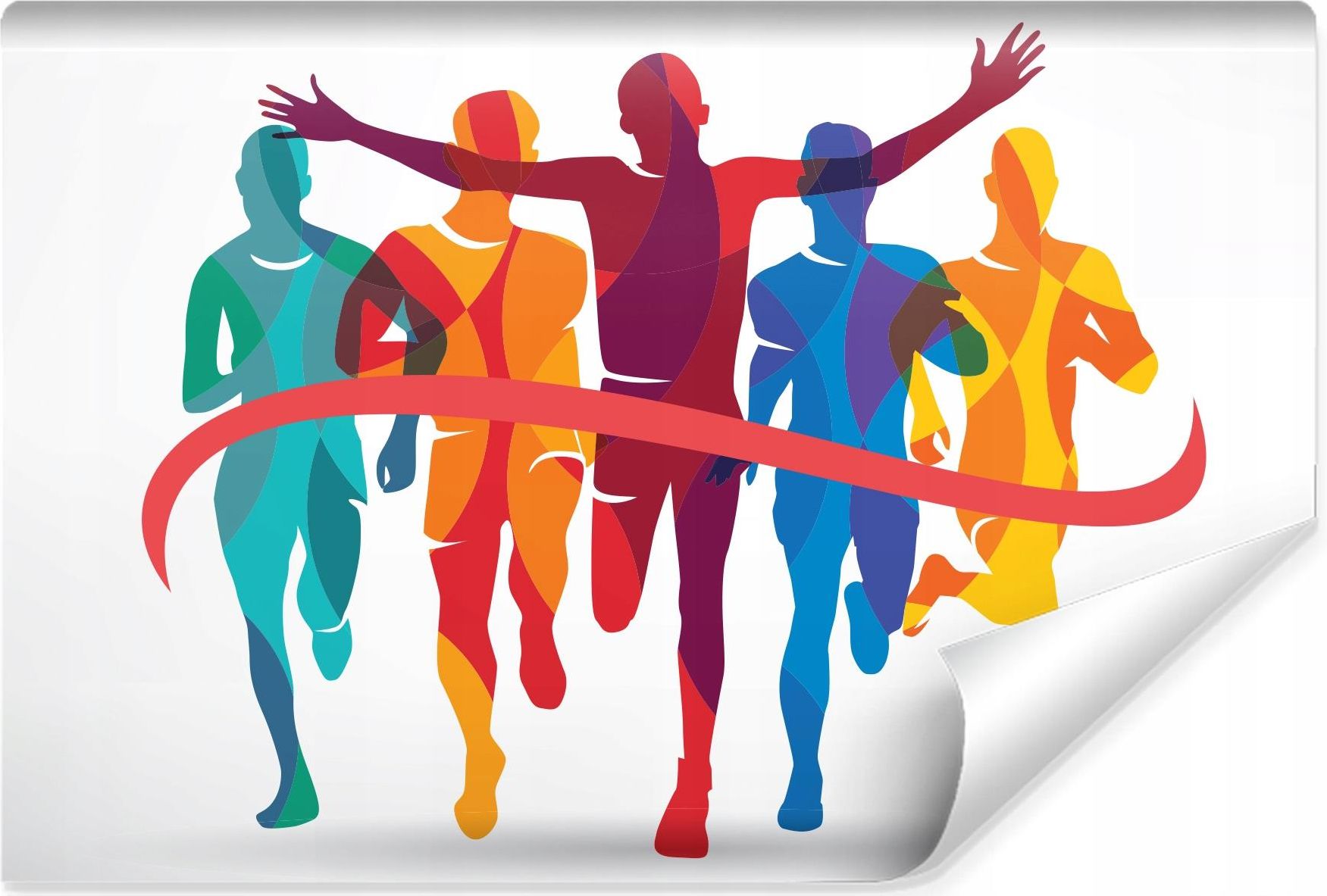 MURALO (TOP) FOTOTAPETA SPORT BIEG ZAWODY META EFEKT 3D 405X270 ...