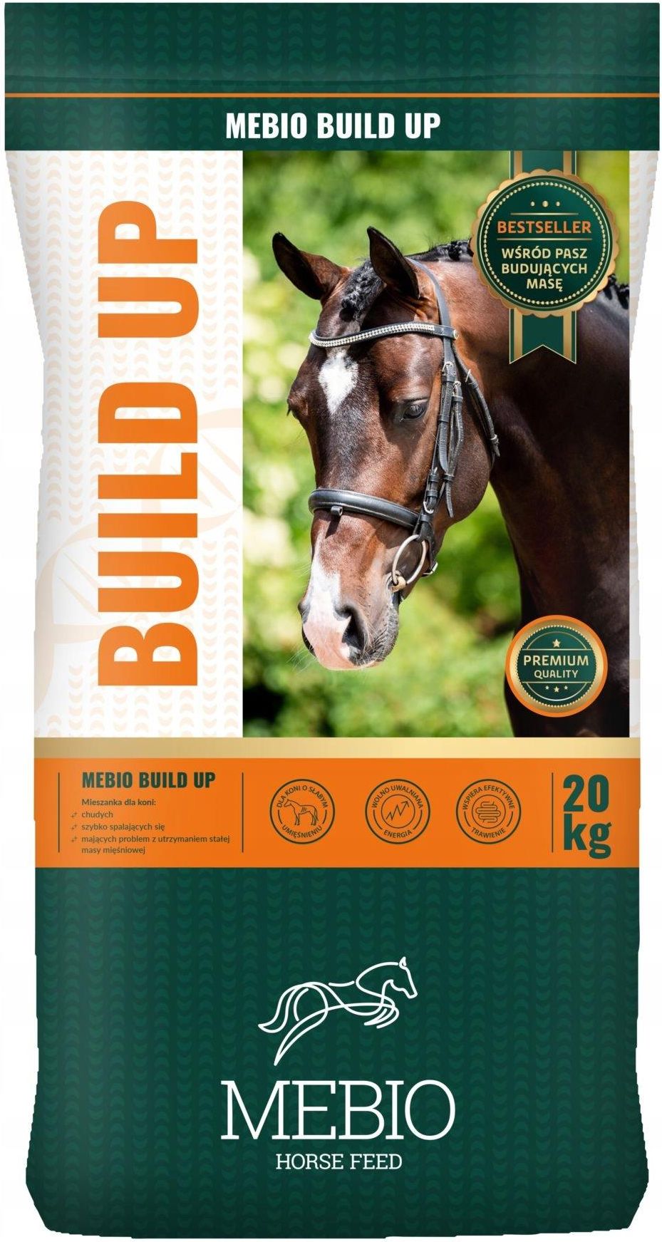 MEBIO BUILD UP 20 KG PASZA DLA KONIA BUILDUP - Ceny i opinie - Ceneo.pl