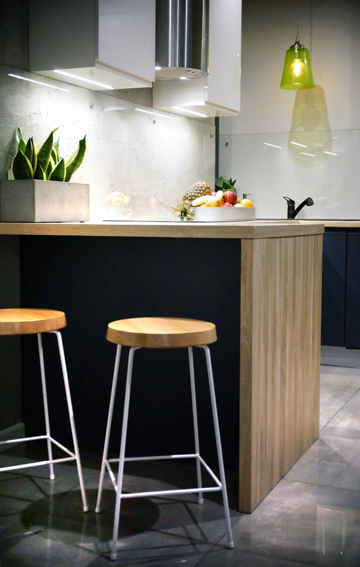 Taboret wysoki NUBE 62 cm, taboret do wyspy, taborem do kuchni biały ...