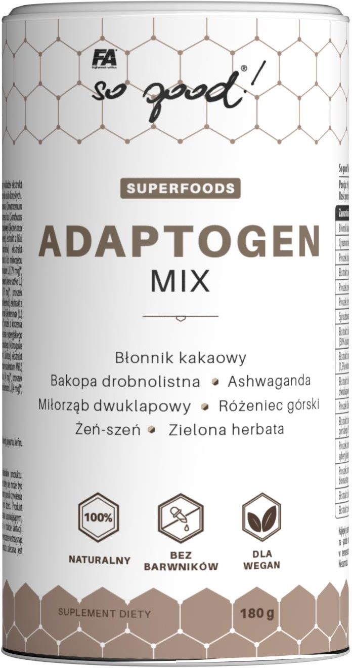 Fitness Authority So good! Adaptogen Mix 180g - Opinie i ceny na Ceneo.pl