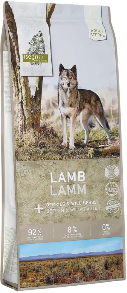 Karma Isegrim Adult Steppe Jagnięcina Z Jagodami I Dzikimi Ziołami 12Kg ...