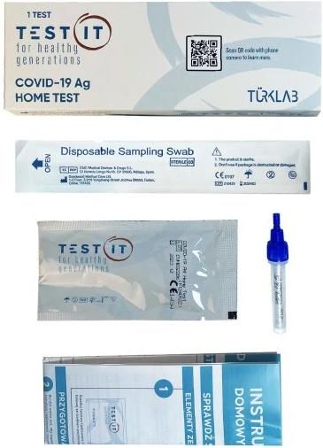 Turklab Test COVID-19 Antygenowy Do Samokontroli W Domu - Opinie i ceny ...