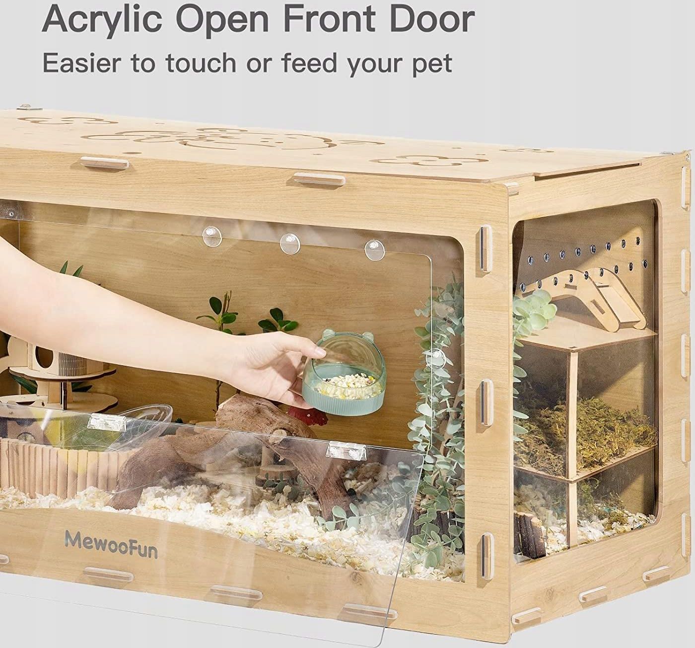 INNA KLATKA DLA CHOMIKA DREWNIANA 100X50X50CM. X - Ceny i opinie - Ceneo.pl