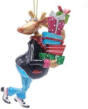 Gift Company Renifer Z Prezentami Ozdoba Choinkowa Szkło 15 Cm ...