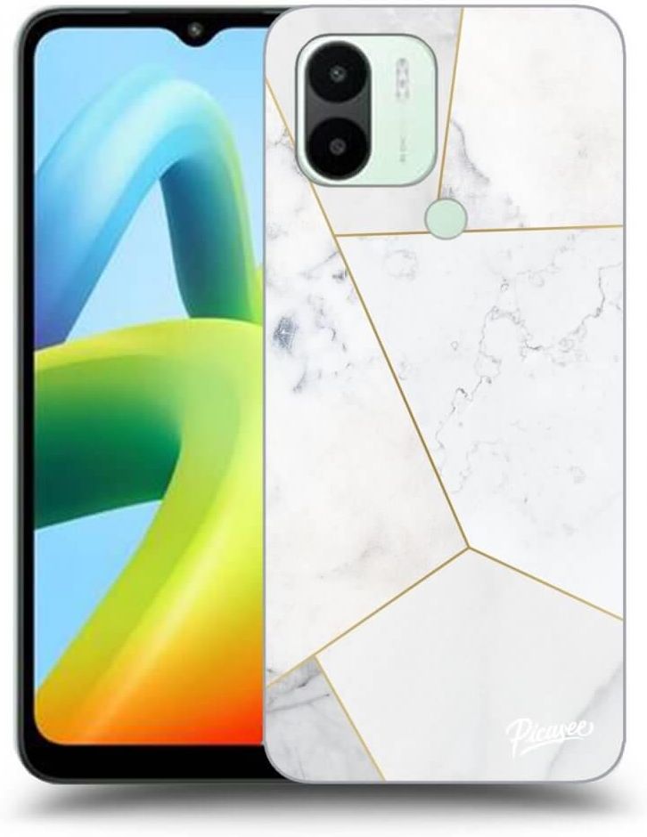 SILIKONOWE CZARNE ETUI NA XIAOMI REDMI A1 - WHITE TILE - Etui na ...