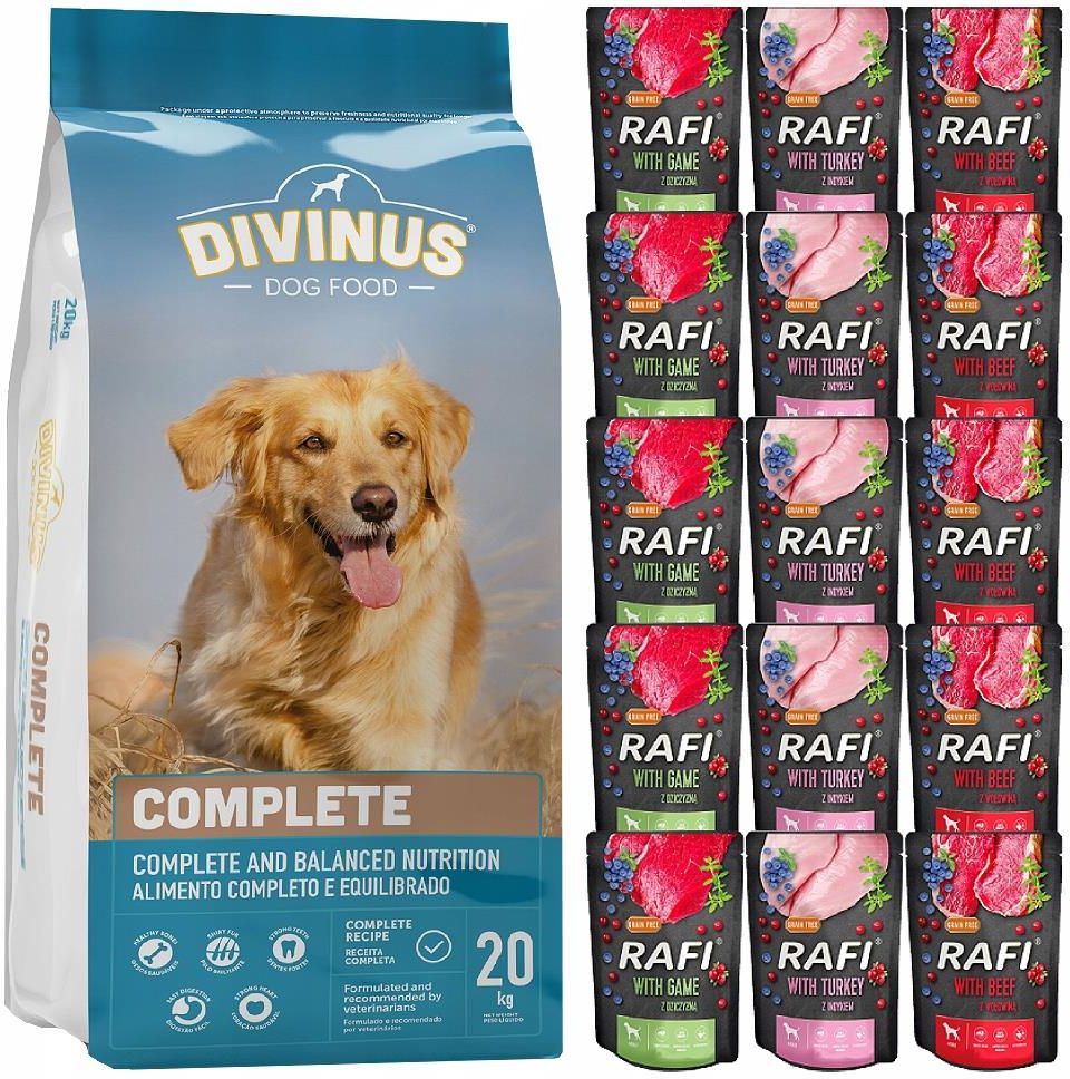Karma Divinus Complete Sucha Karma 20Kg Rafi 15X300G - Ceny i opinie ...