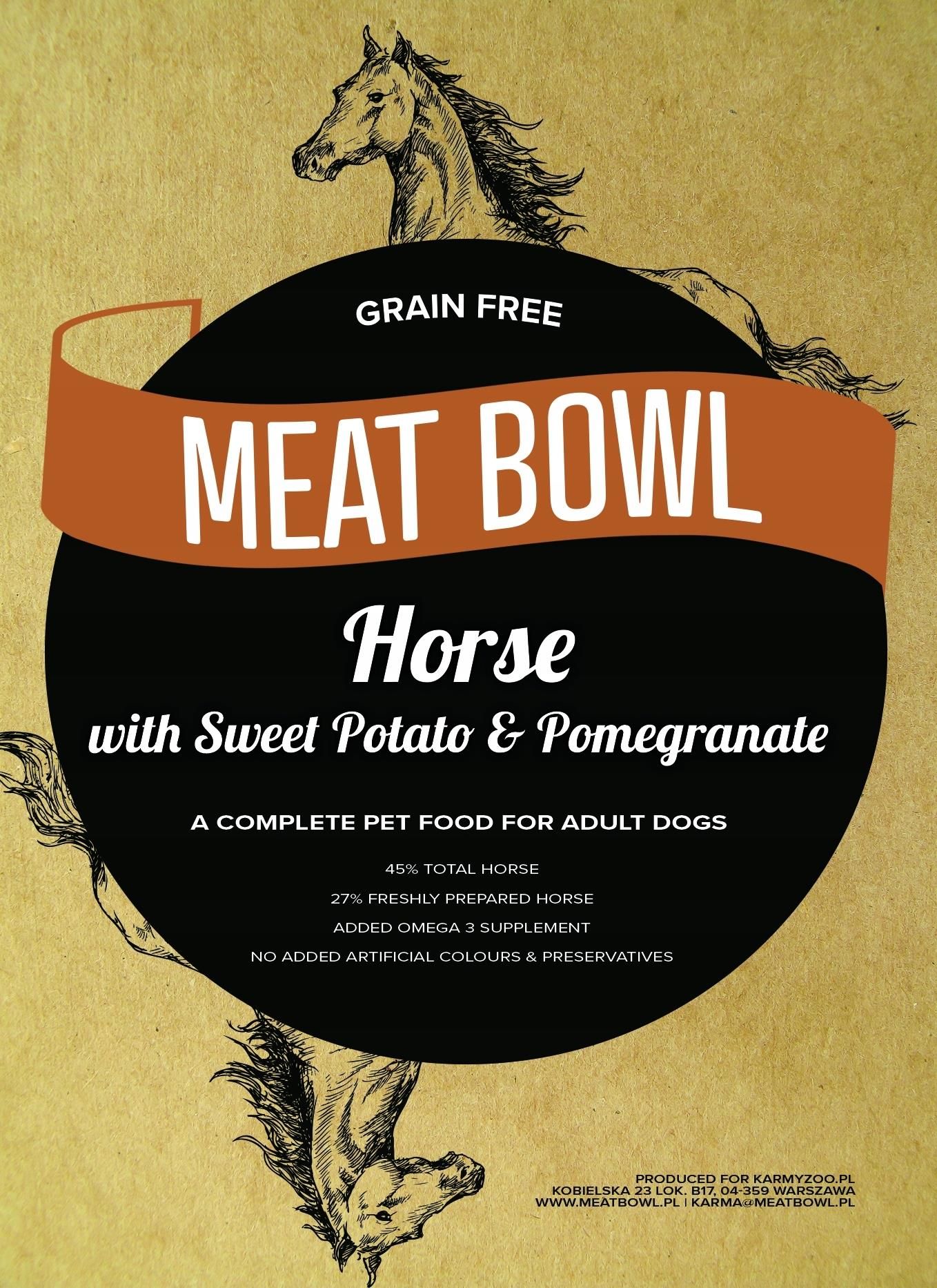 Karma Meat Bowl Konina Z Batatami I Granatem 6Kg - Ceny i opinie - Ceneo.pl