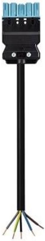 WIELAND GST18I5 CABLE FEMALE/FREE HF CPR: ECA 1.5MM2 BLUE L=6M ...