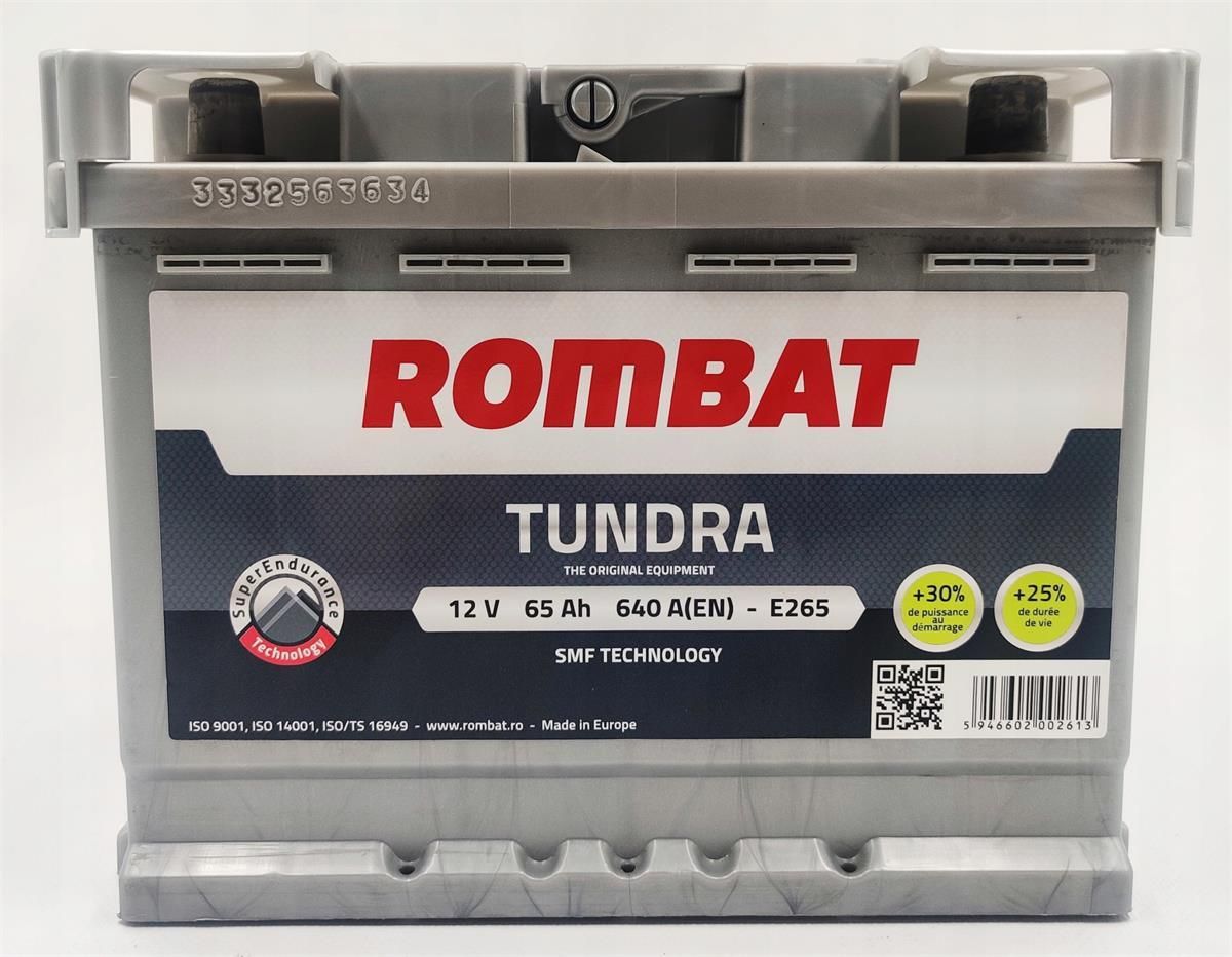 Akumulator Rombat Tundra 12V 65Ah 640A L2 E265 - Opinie i ceny na Ceneo.pl