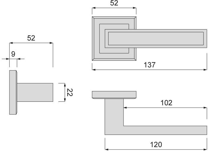 Veramet Klamka K-441-03 P2 Cobra 36468 - Opinie i ceny na Ceneo.pl