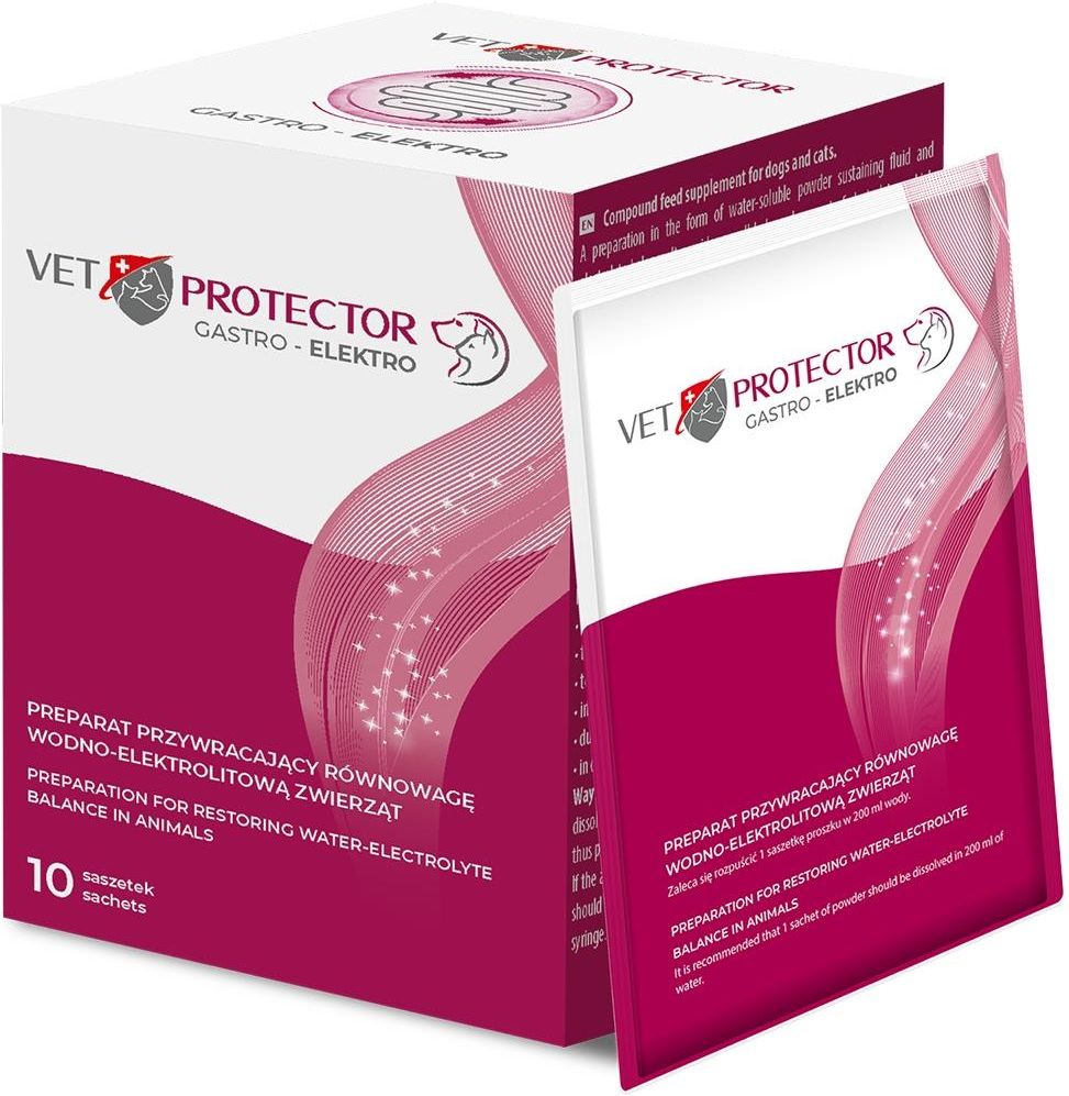 VET PROTECTOR GASTRO-ELEKTRO 10X3G ELEKTROLITY ...