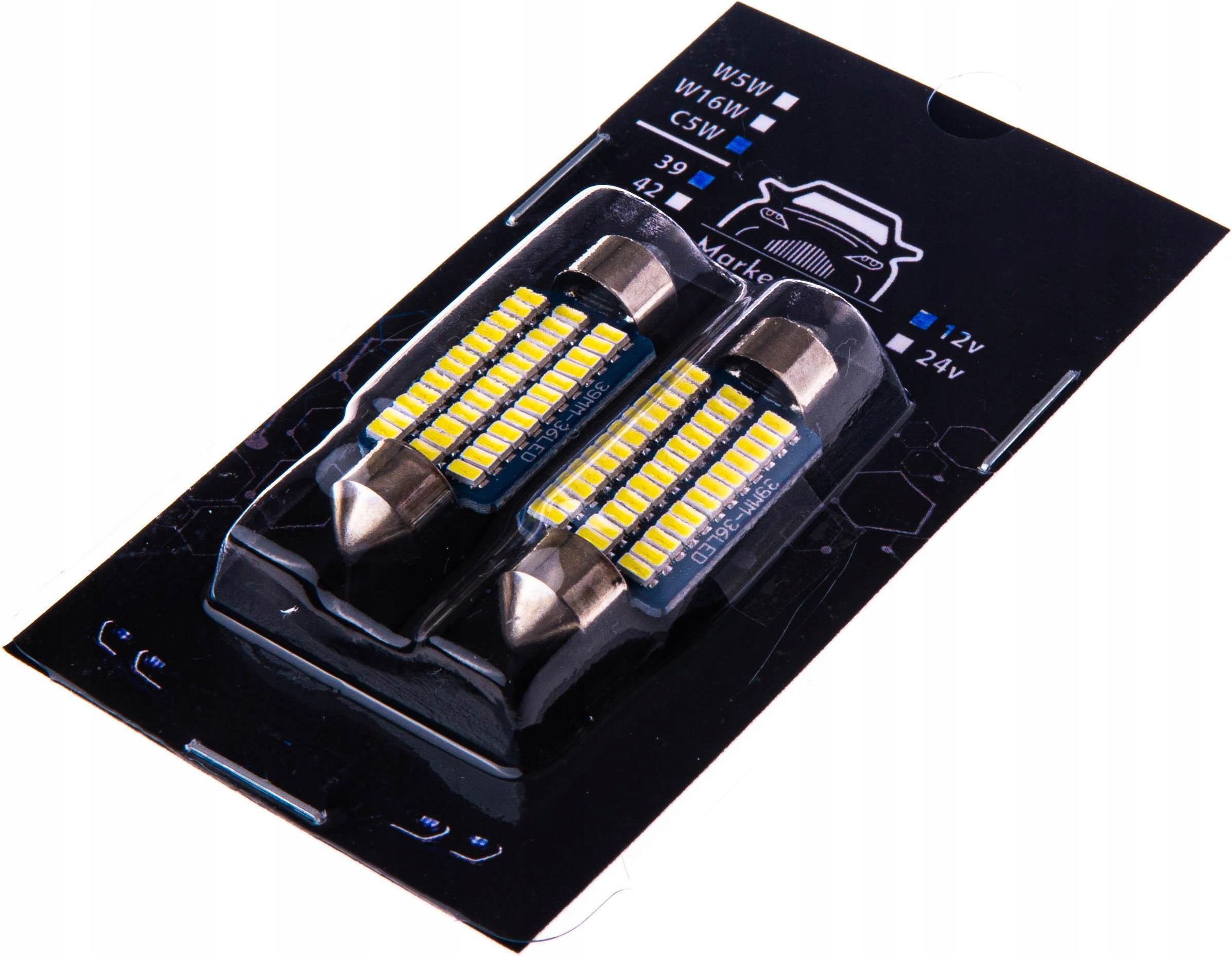 Żarowka samochodowa Led C5W - 36 Led Smd 38Mm - Canbus. Żarówki Led 316 - Opinie i ceny na Ceneo.pl