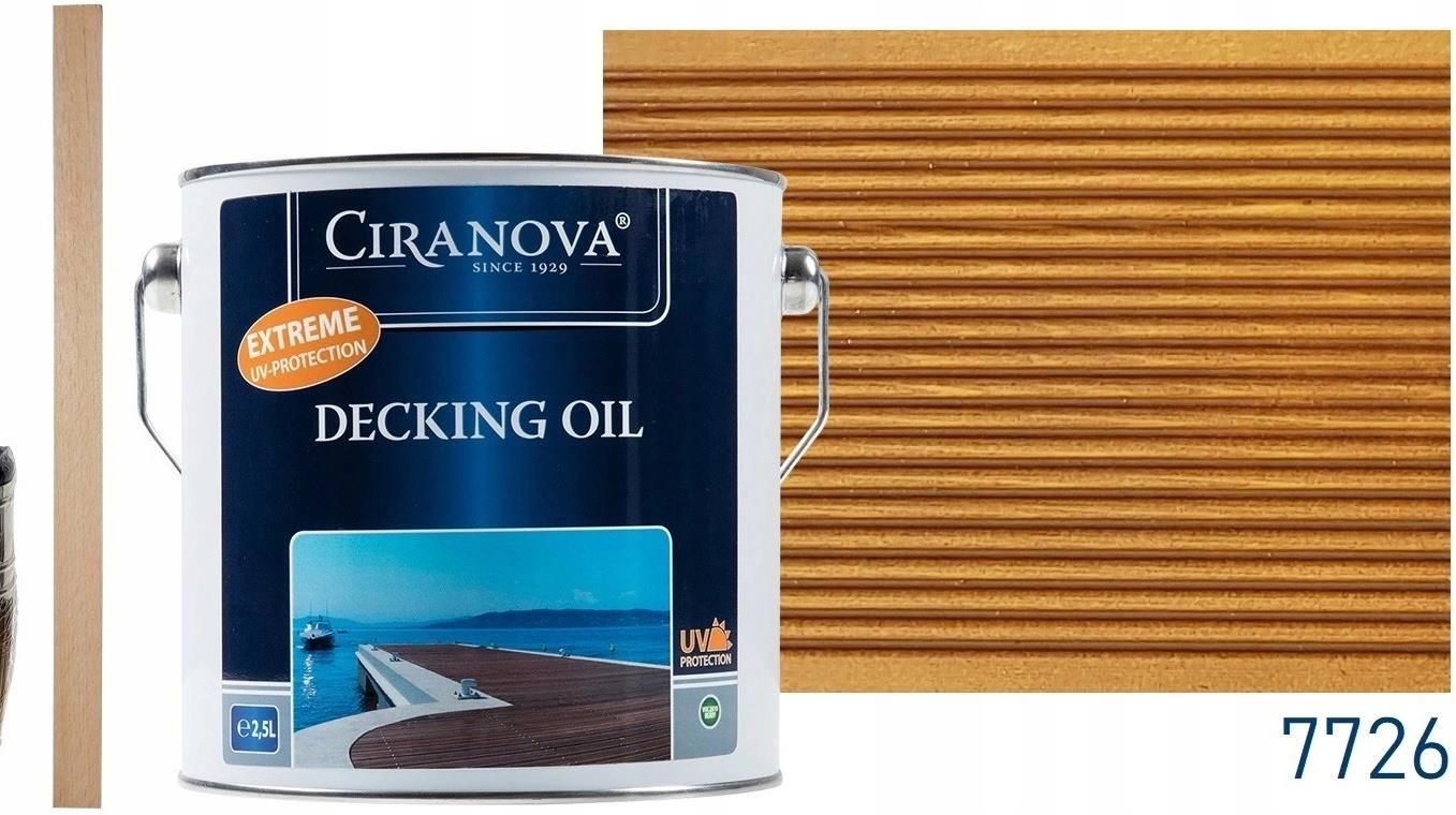 CIRANOVA OLEJ DO TARASÓW 0.1L DECKING OIL LIGHT OAK 7726 65000772601 ...