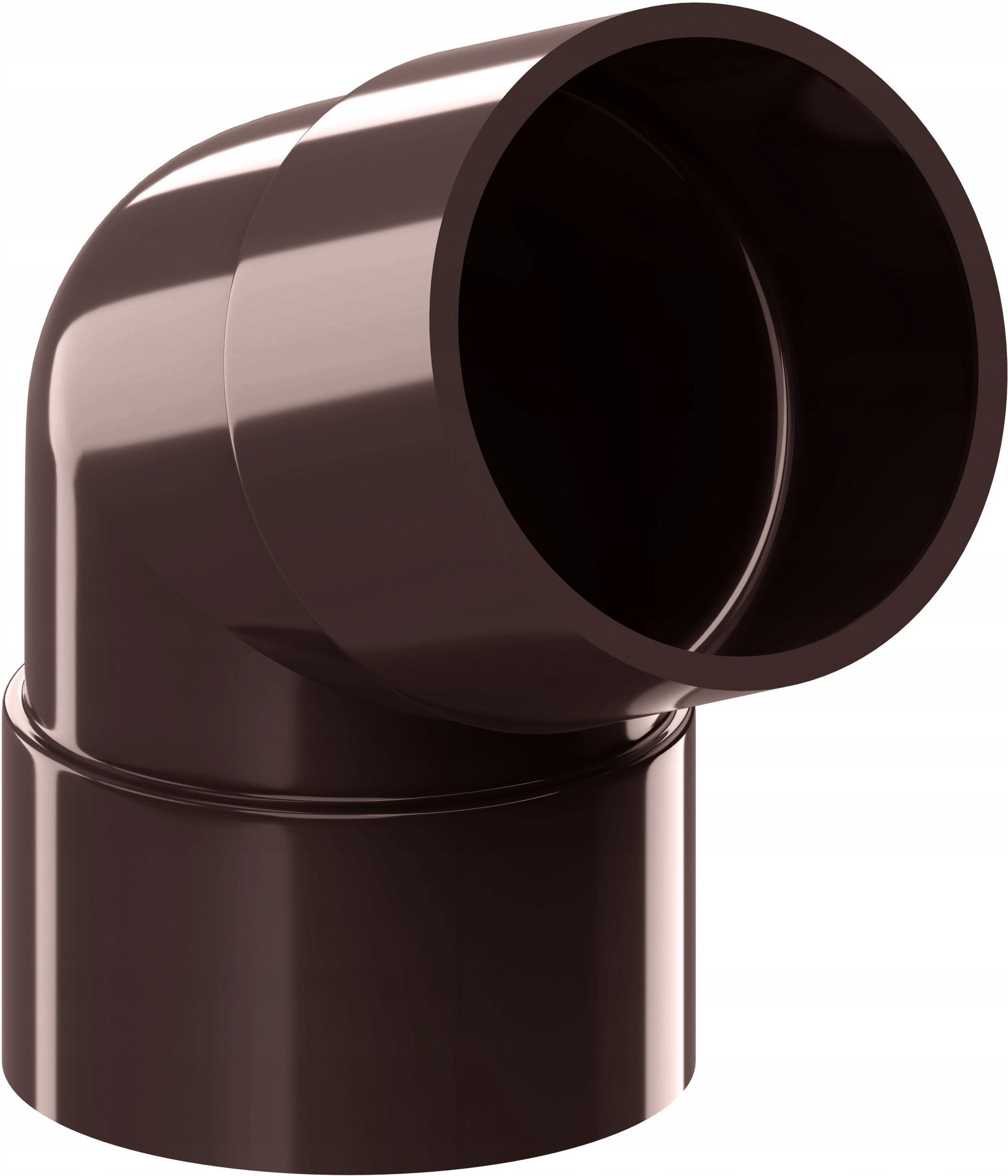 Rynna Blachotrapez Krop Rynny Pcv System Rynnowy Kolano Brąz Fi 90 10 ...