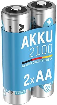 ANSMANN MIGNON AA MAXE TIPO 2100MAH BATTERIA RICARICABILE AD ALTA ...