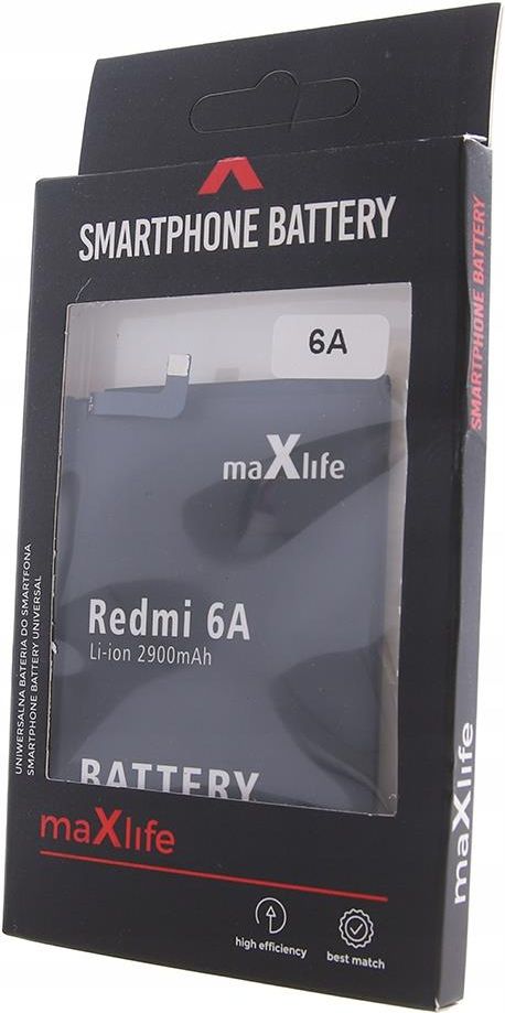 Bateria MAXLIFE BATERIA DO XIAOMI REDMI 6 REDMI 6A BN37 OEM0300504 ...