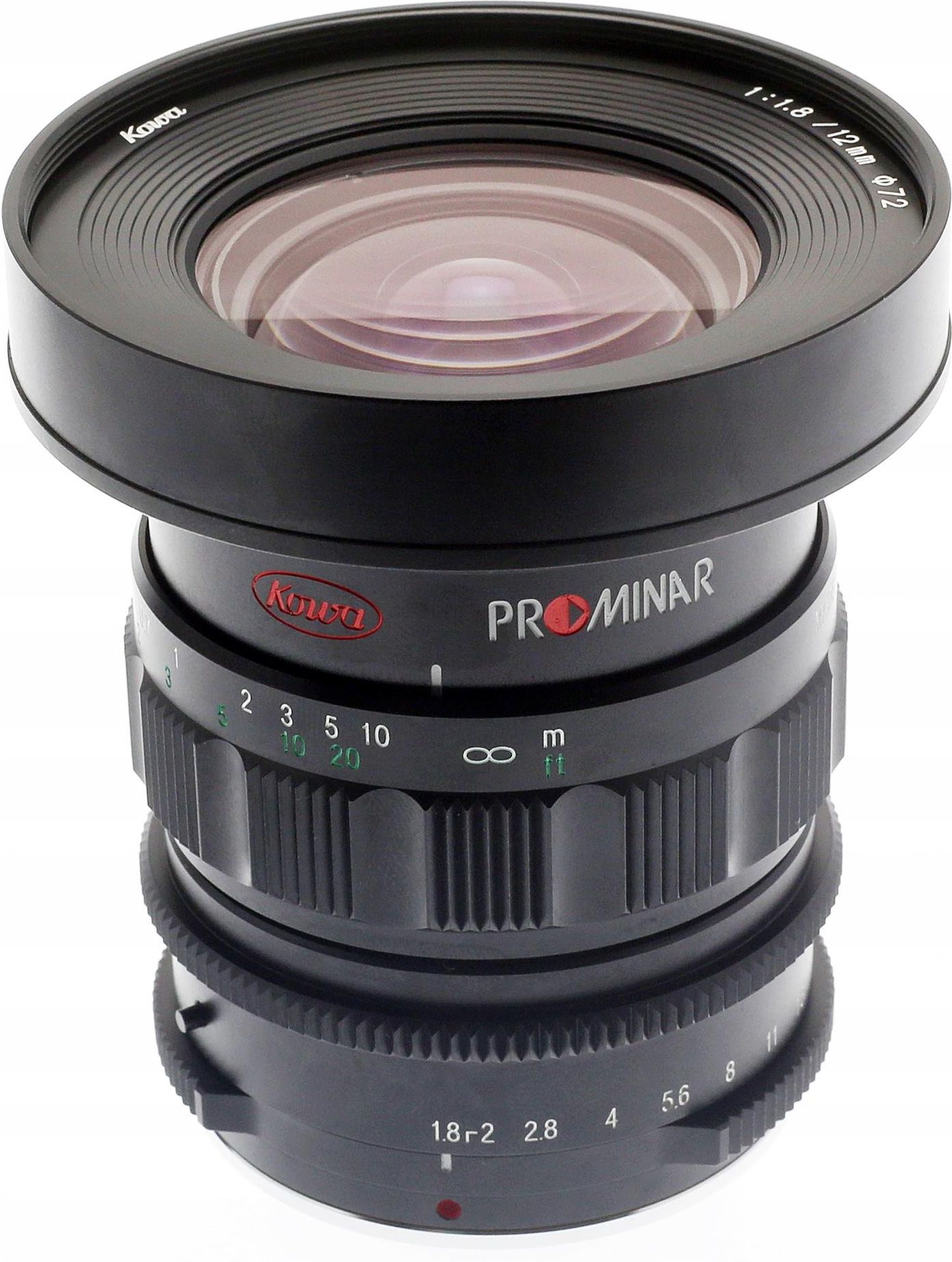Obiektyw do aparatu Kowa 12mm F1.8 obiektyw M4/3 Pocket 4K Czarny ...