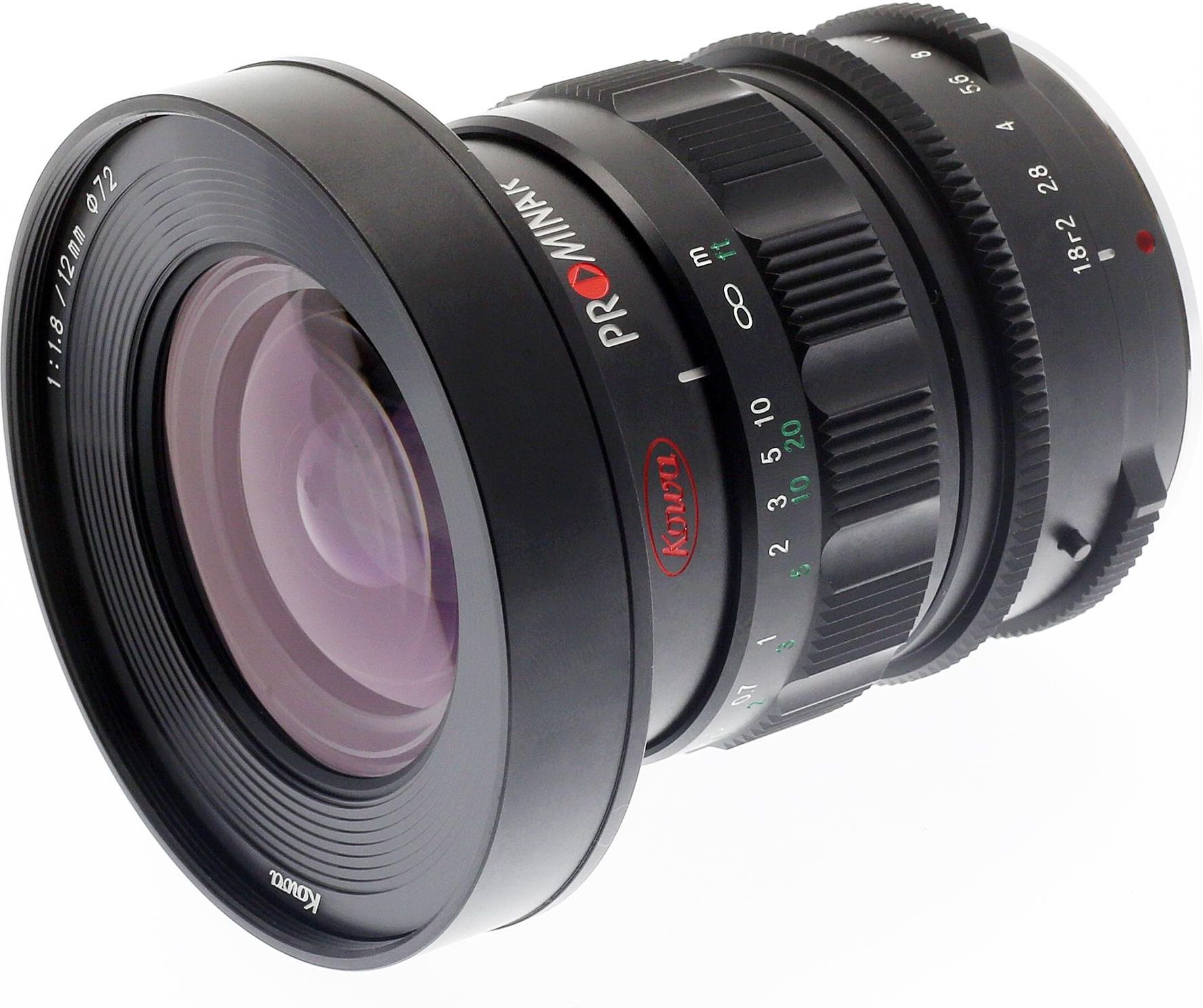 Obiektyw do aparatu Kowa 12mm F1.8 obiektyw M4/3 Pocket 4K Czarny ...