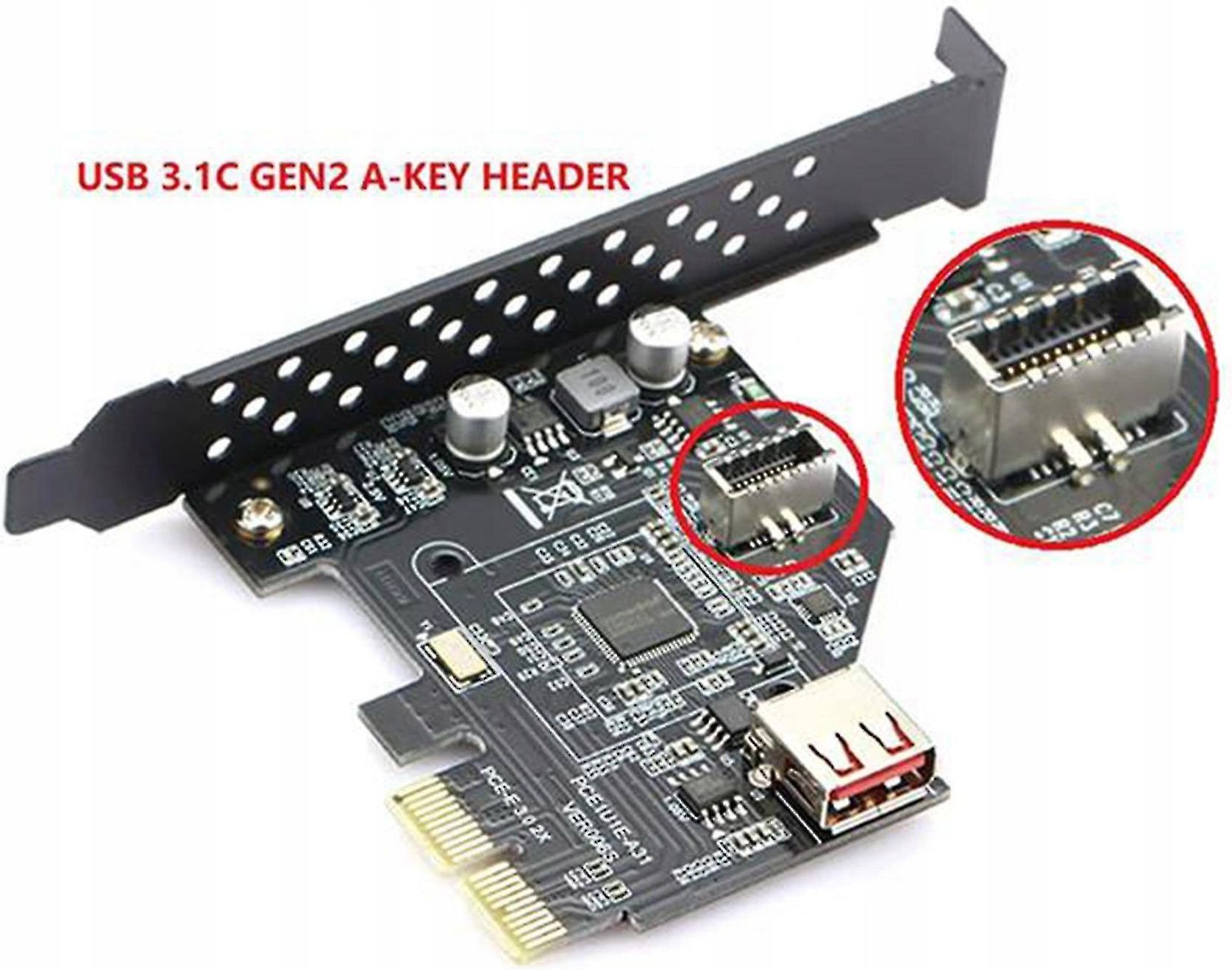 INNA USB 3.1 FRONT PANEL TYPE E TO TYPE C EXTENSION (G06656840101117 ...