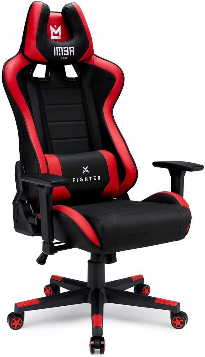 Fotel dla gracza Imba Fighter Red (567345) - Ceny i opinie - Ceneo.pl