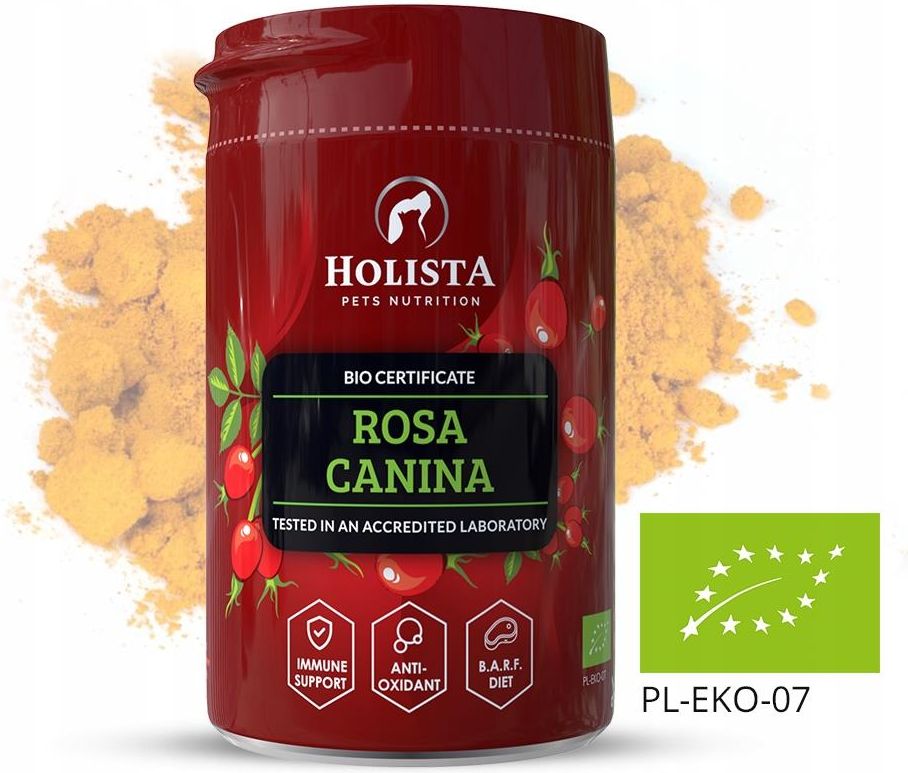 HOLISTAPETS HOLISTA BIO OWOC DZIKIEJ RÓŻY 150G ROSA CANINA ...