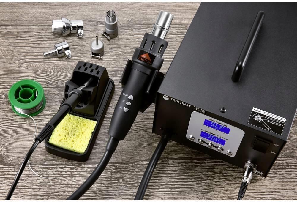 Lutownica Toolcraft Stacja Lutownicza Tr-700 700W 200-480C TO6326136 ...