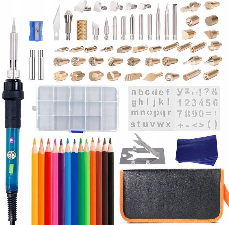Lutownica Hotair Lutownica 60W Wypalarka Drewna Pirograf DCS3KIT3 ...