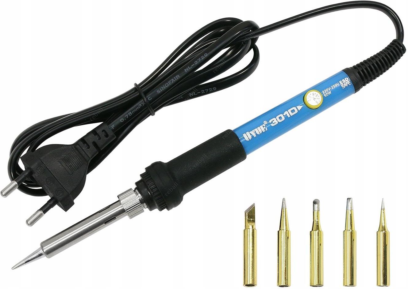 Lutownica Uyue Lutownica Precyzyjna Kolbowa 301D 60W 6Grotów SLU0000074 - Opinie i ceny na Ceneo.pl