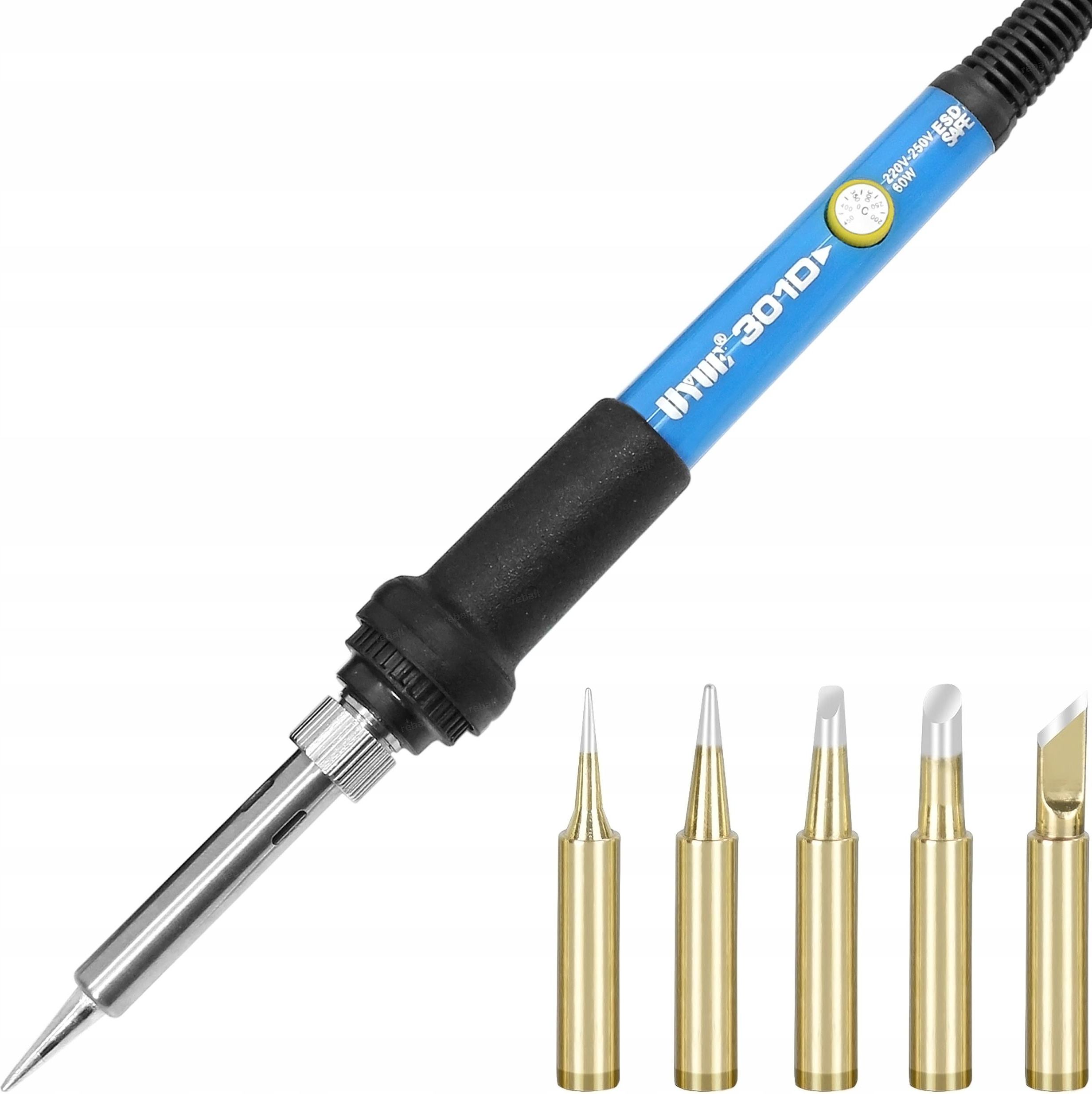 Lutownica Uyue Lutownica Precyzyjna Kolbowa 301D 60W 6Grotów SLU0000074 - Opinie i ceny na Ceneo.pl