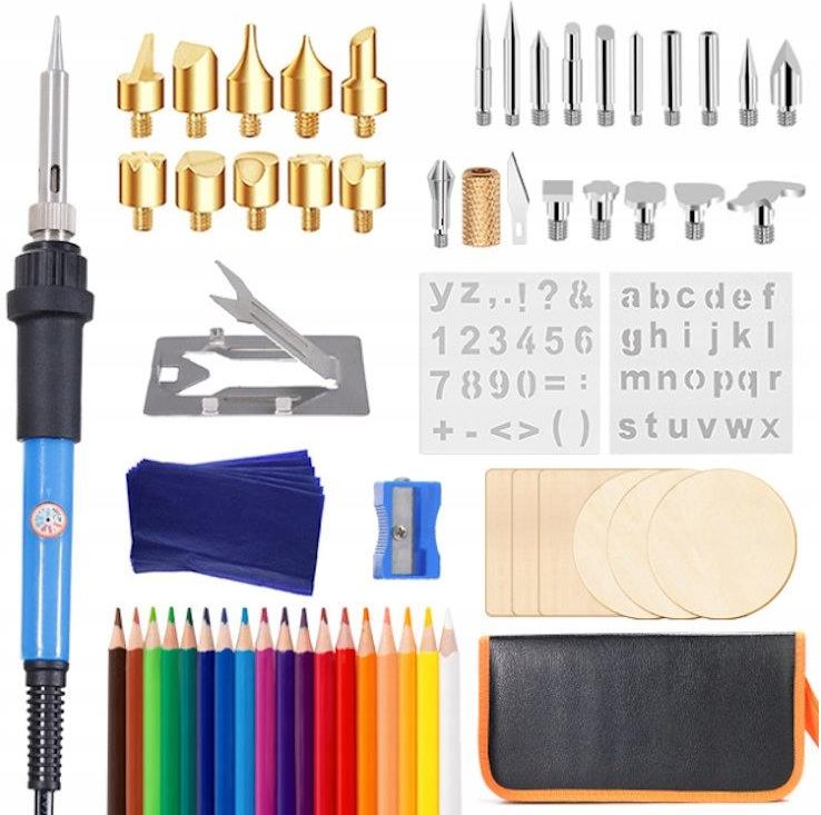 Lutownica Hotair Lutownica 60W Wypalarka Drewna Pirograf DCS2KIT4 ...