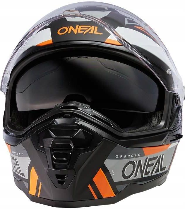 Kask motocyklowy O'Neal Dual Enduro Szyba Daszek Blenda Oneal D-Srs ...