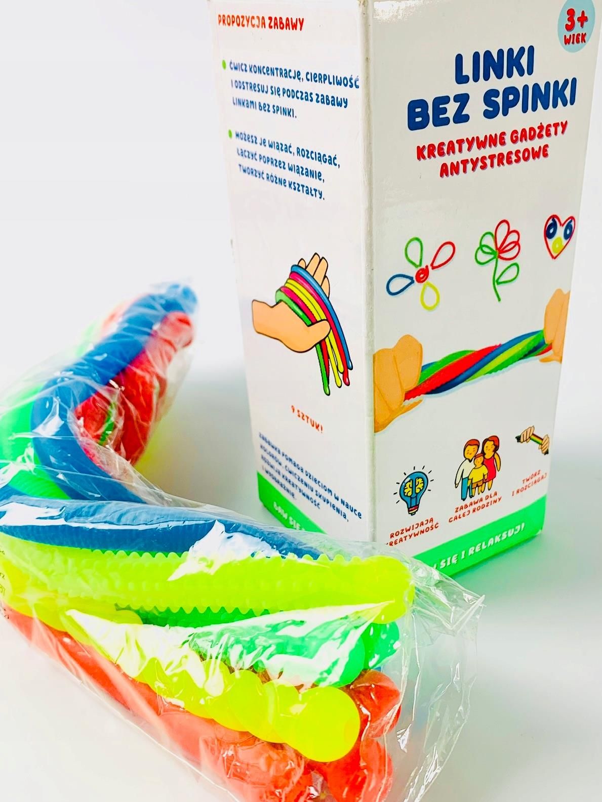 JOINCO ZABAWKI ANTYSTRESOWE ZABAWA RELAKS LINKI 9 SZT. FD093 - Gadżety ...
