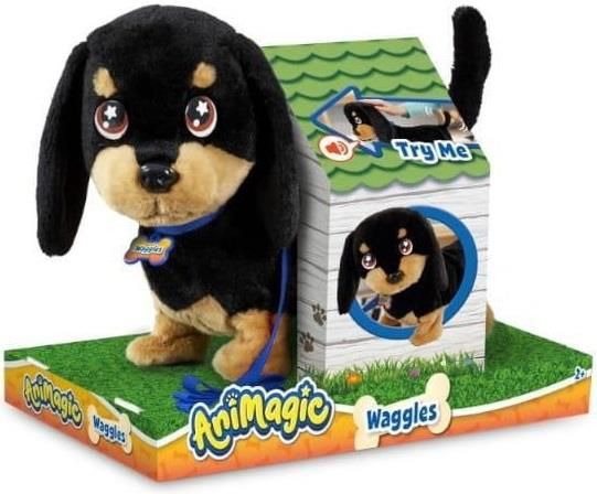 Animagic Waggles Interaktywny Piesek Dog Jamnik - Ceny i opinie - Ceneo.pl