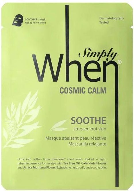 Maseczka Simply When Cosmic Calm Soothe Sheet Mask łagodząca maska do ...