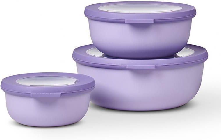 Mepal Zestaw Misek Cirqula Okrągła Nordic Lilac 350Ml + 750Ml 1.25L ...