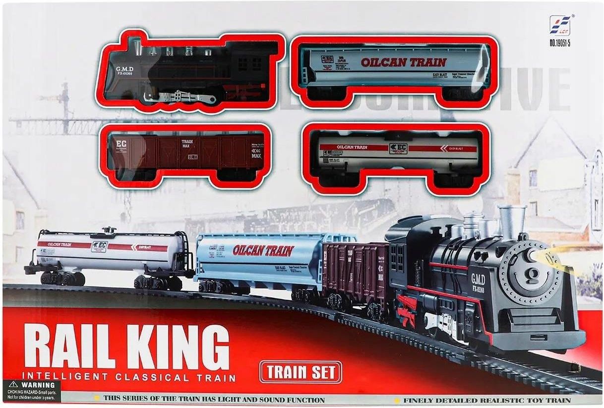 Pegaz Toys Kolejka Rail King Z Efektami Świetlnymi I Dźwięk - Ceny i ...
