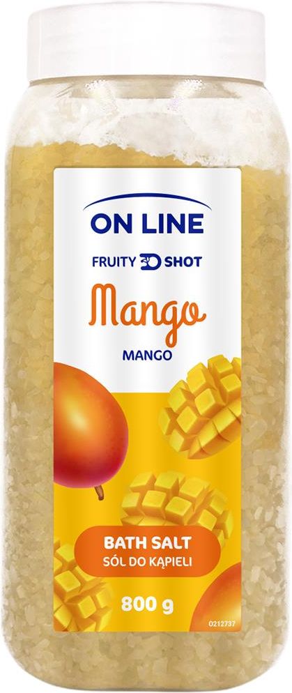 Sól do kąpieli On Line Fruity Shot Sól do kąpieli Mango 800g - Opinie i ...