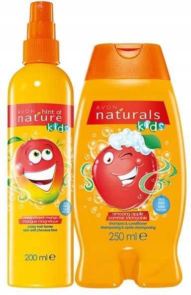 Avon Kids Zestaw Szampon Jabłko Spray Mango 450Ml - Ceny i opinie ...