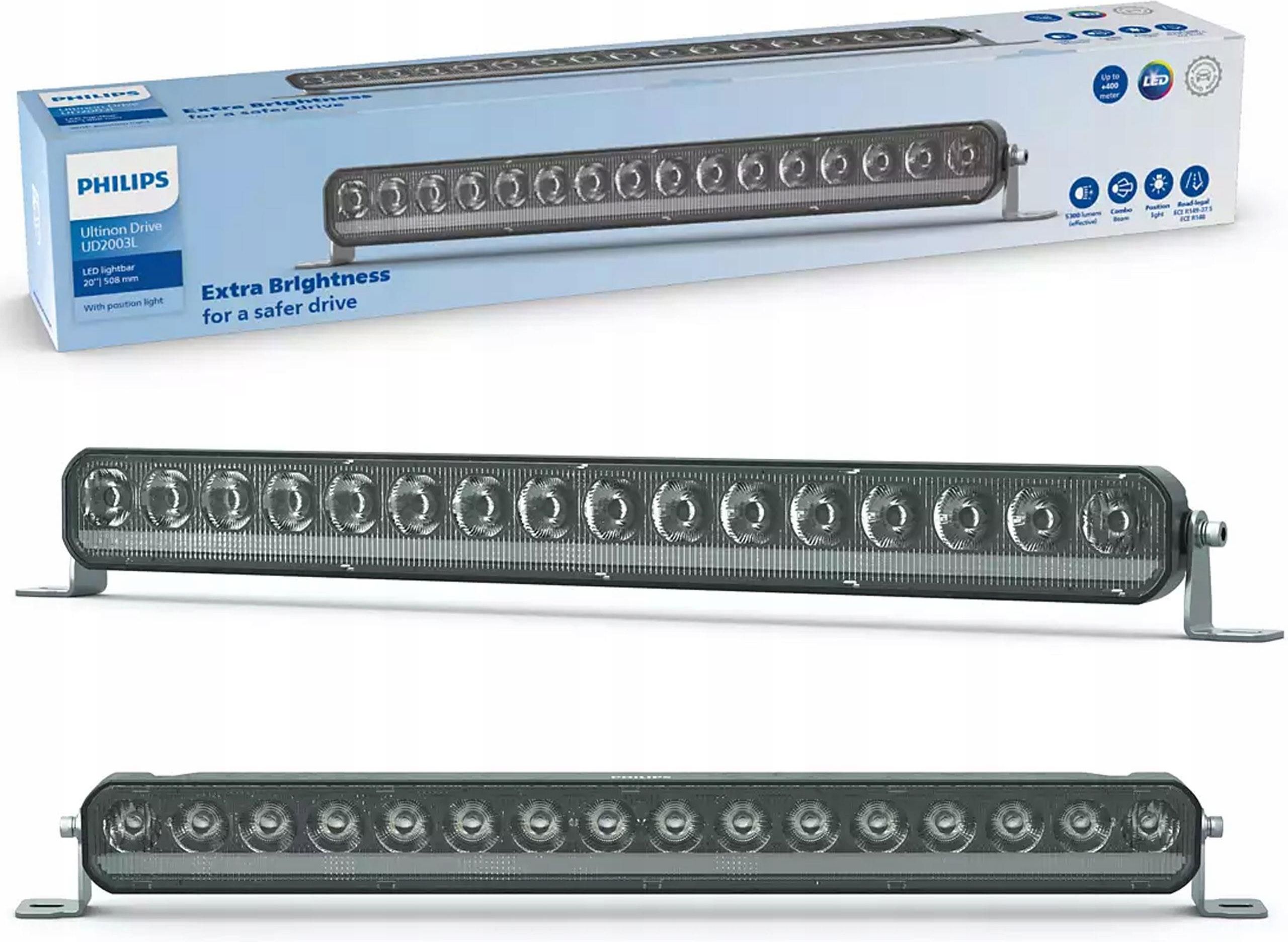 Lampa przednia PHILIPS LAMPA ULTINION DRIVE 2003L LEDLIGHTBAR UD2003LX1 ...