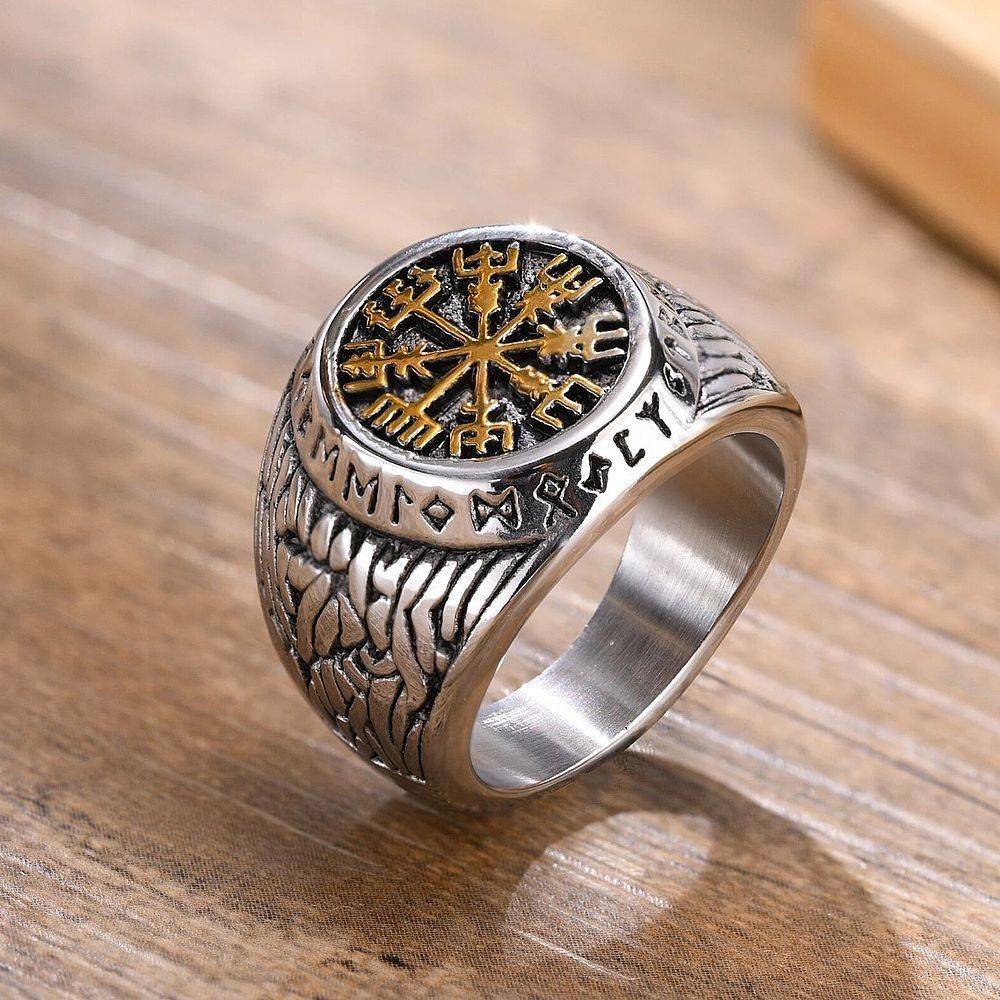 STEELOVA SYGNET NORDYCKI VEGVÍSIR KOMPAS VIKINGÓW RUNY - Ceny i opinie ...